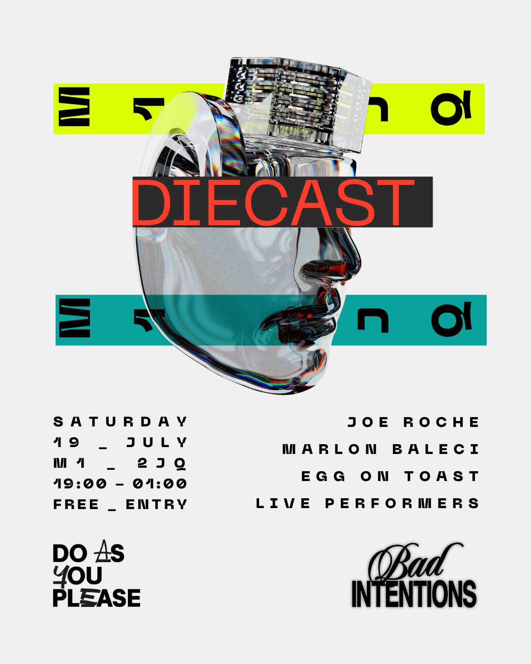 Do As You Please x Bad Intentions with Egg On Toast, Marlon Baleci ...