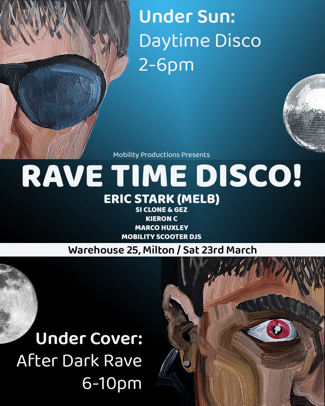 RAVE TIME DISCO feat. Eric Stark (Melbourne) at Warehouse 25, Brisbane