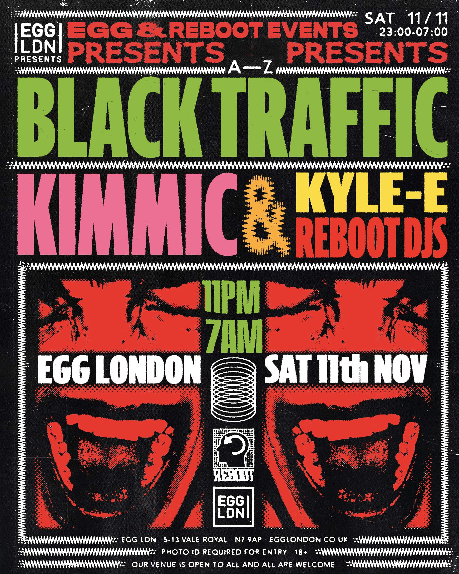 Reboot X Egg Pres: Kimmic, Black Traffic, Reboot Djs & Kyle E at Egg ...