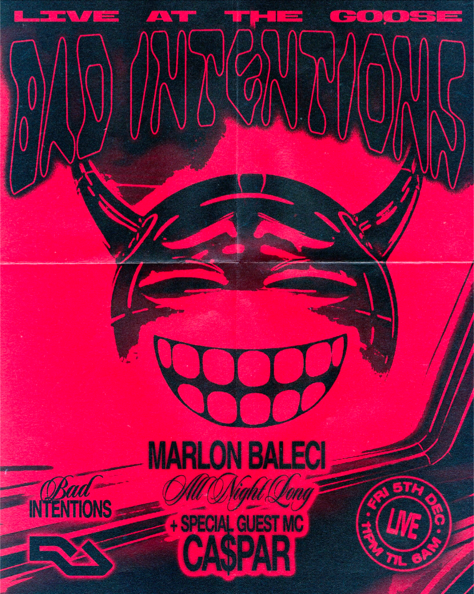 Bad Intentions: Marlon Baleci - All Night Long + Special Guest MC: CA ...