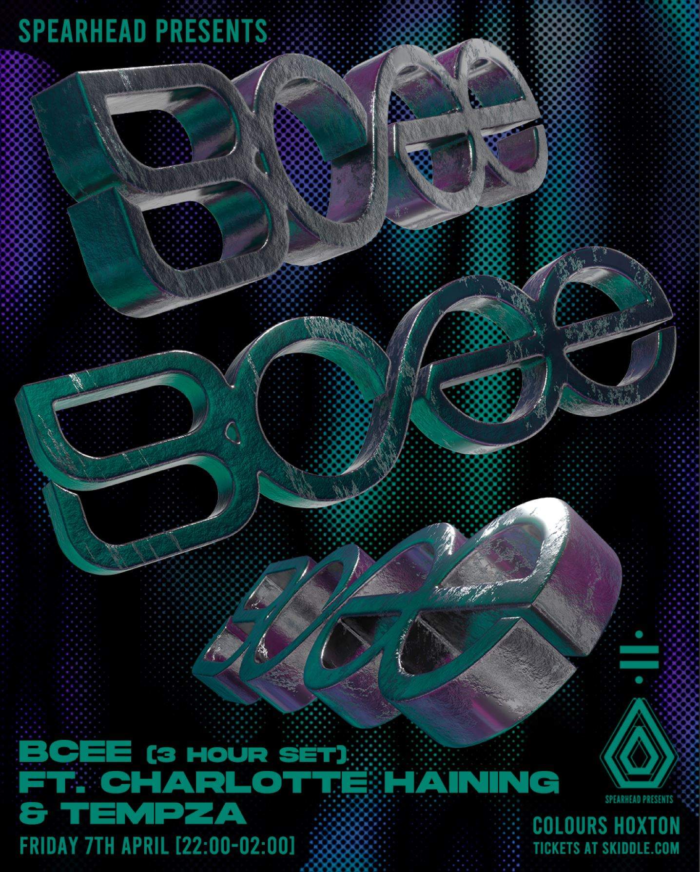 Spearhead presents: BCee at Colours Hoxton, London