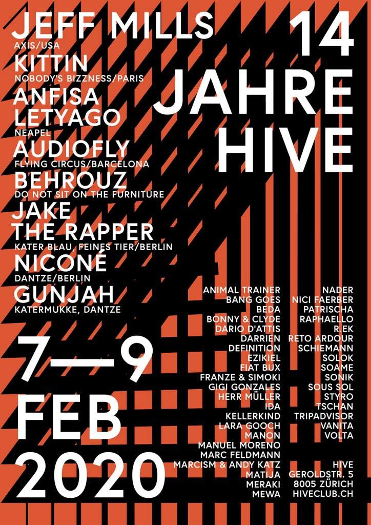 14 Jahre Hive - Samstag bij Hive Club, Zurich