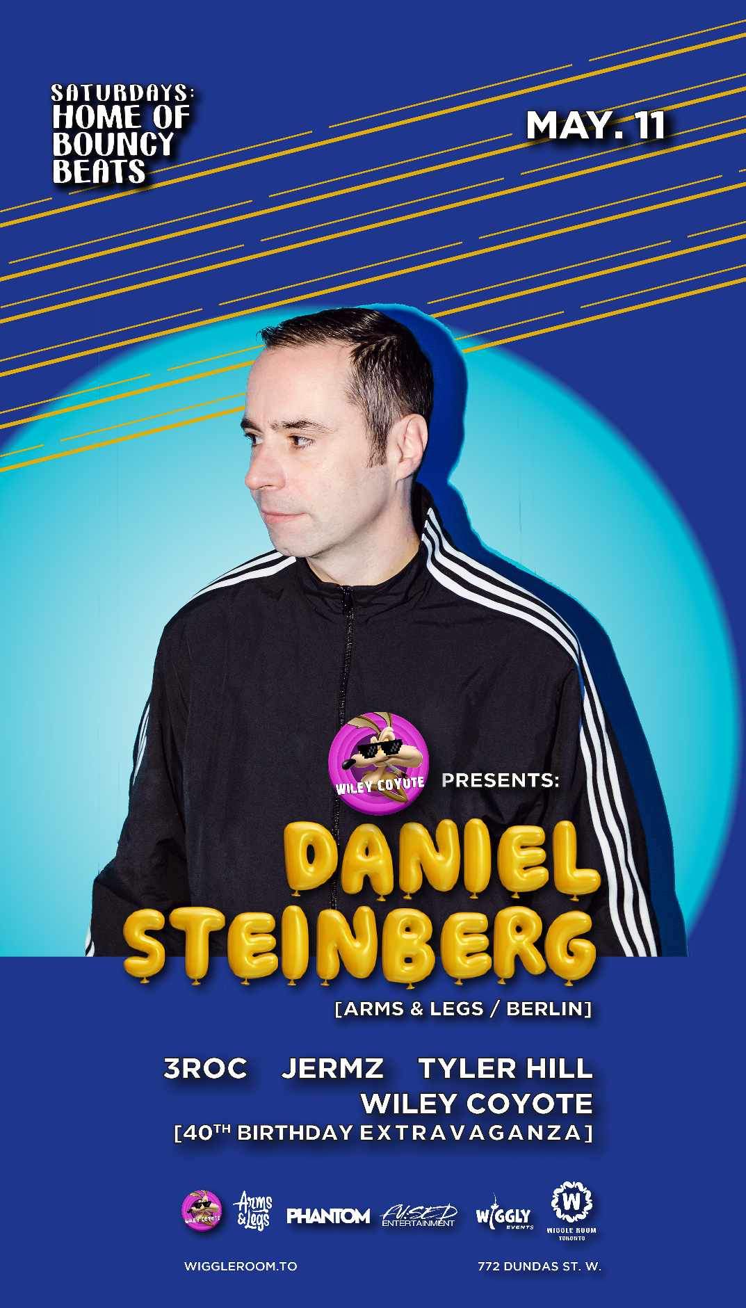 Daniel Steinberg / Wiley Coyote (bday beats) / Tyler Hill at Wiggle ...