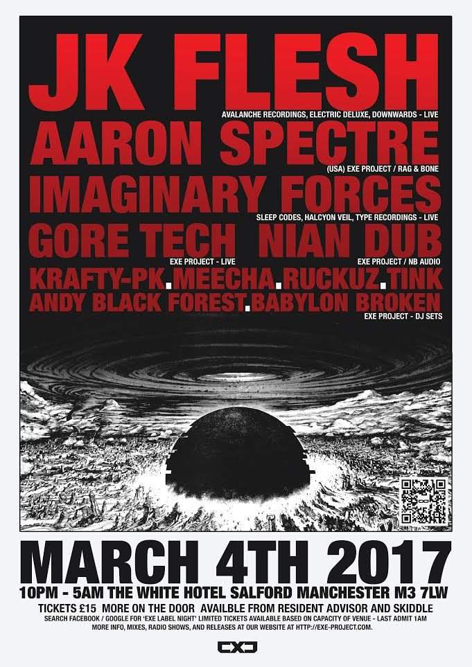 EXE Label Night with JK Flesh / Aaron Spectre at The White Hotel ...