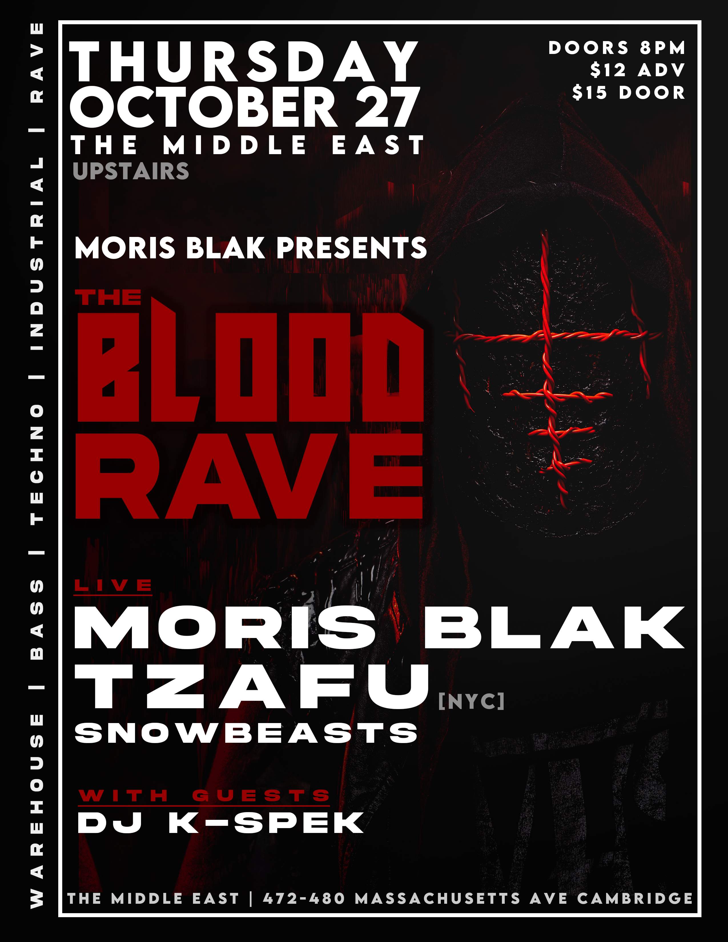 BLOOD RAVE at The Middle East, Massachusetts