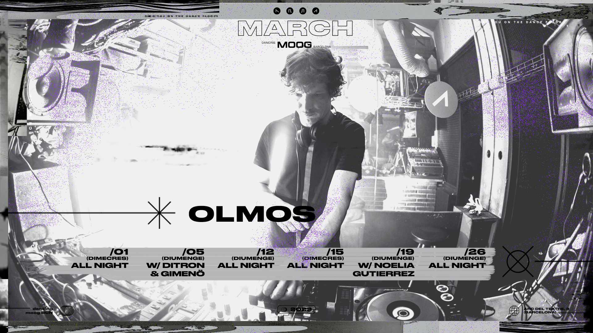 Olmos (MOOG Club) at Moog Club, Barcelona