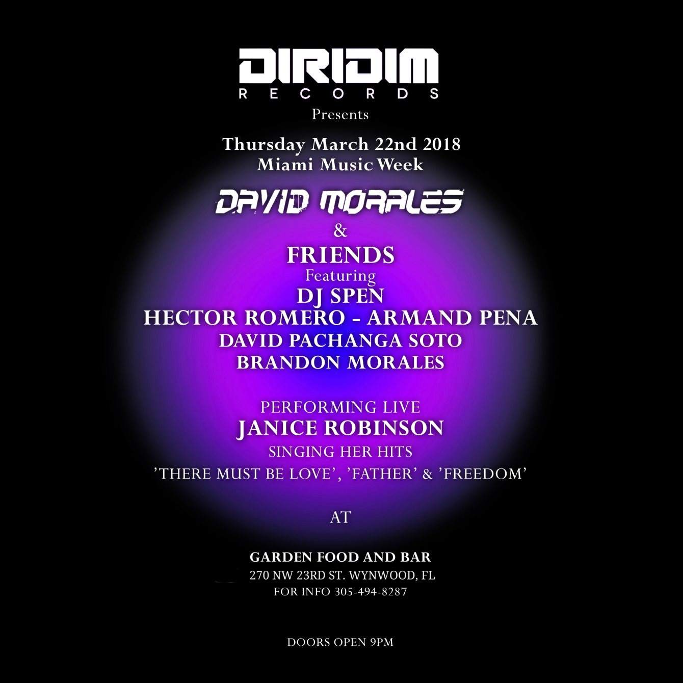 David Morales & Friends MMW: DJ Spen, Hector Romero Janice Robinson ...