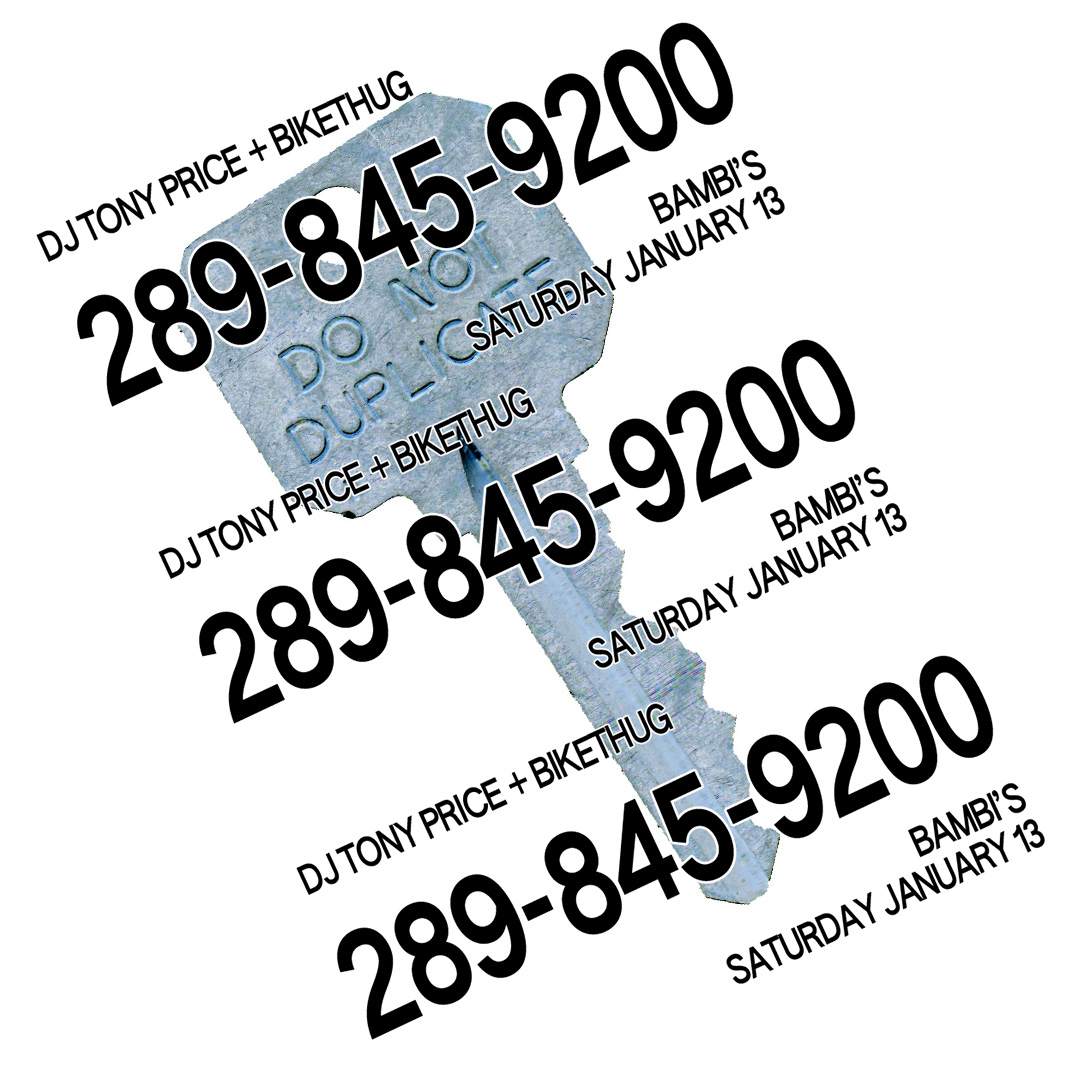 Tony Price + Bikethug at Bambi's, Toronto