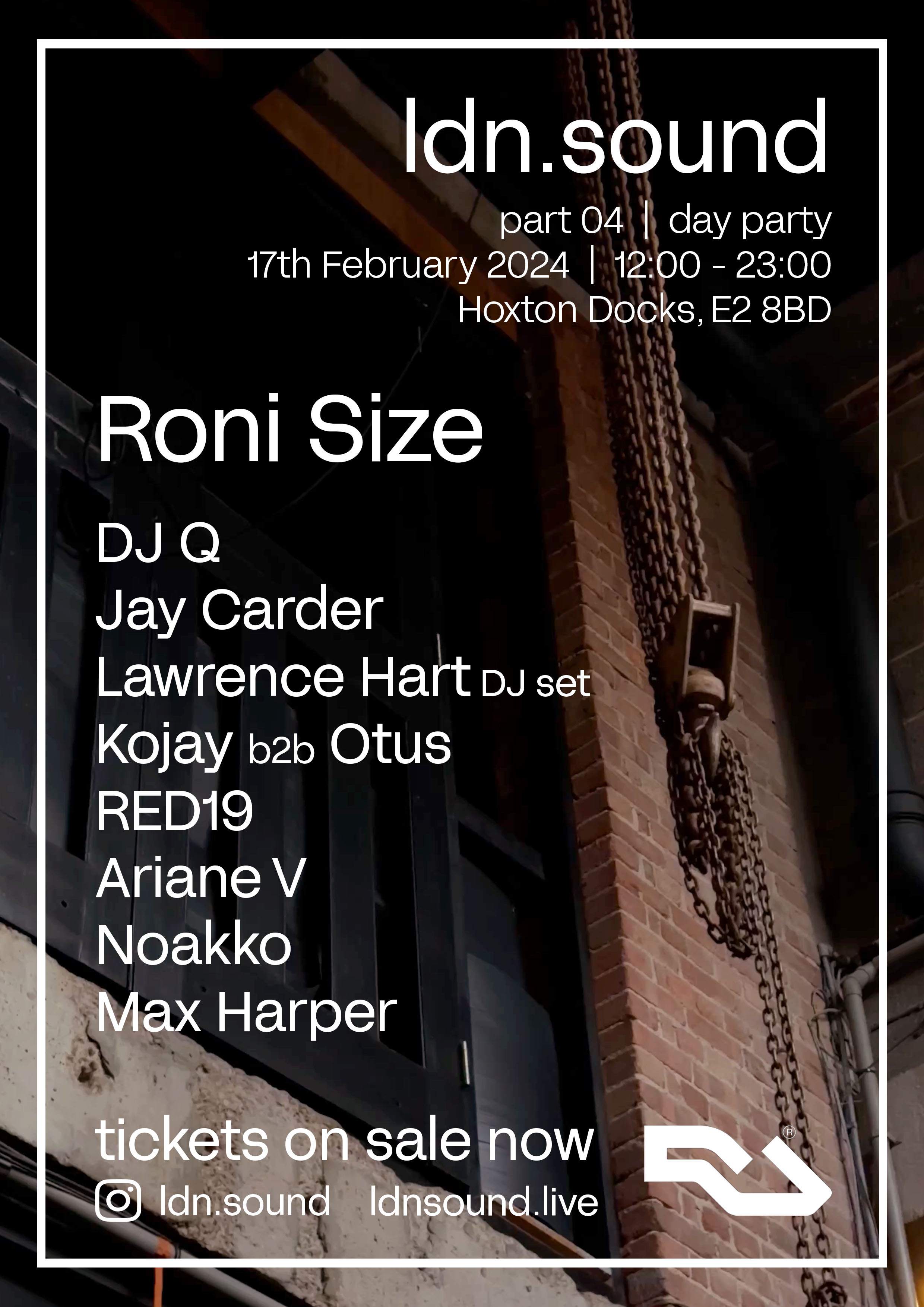 ldn.sound part.04 | Roni Size, DJ Q, Jay Carder @ Hoxton Warehouse (day ...