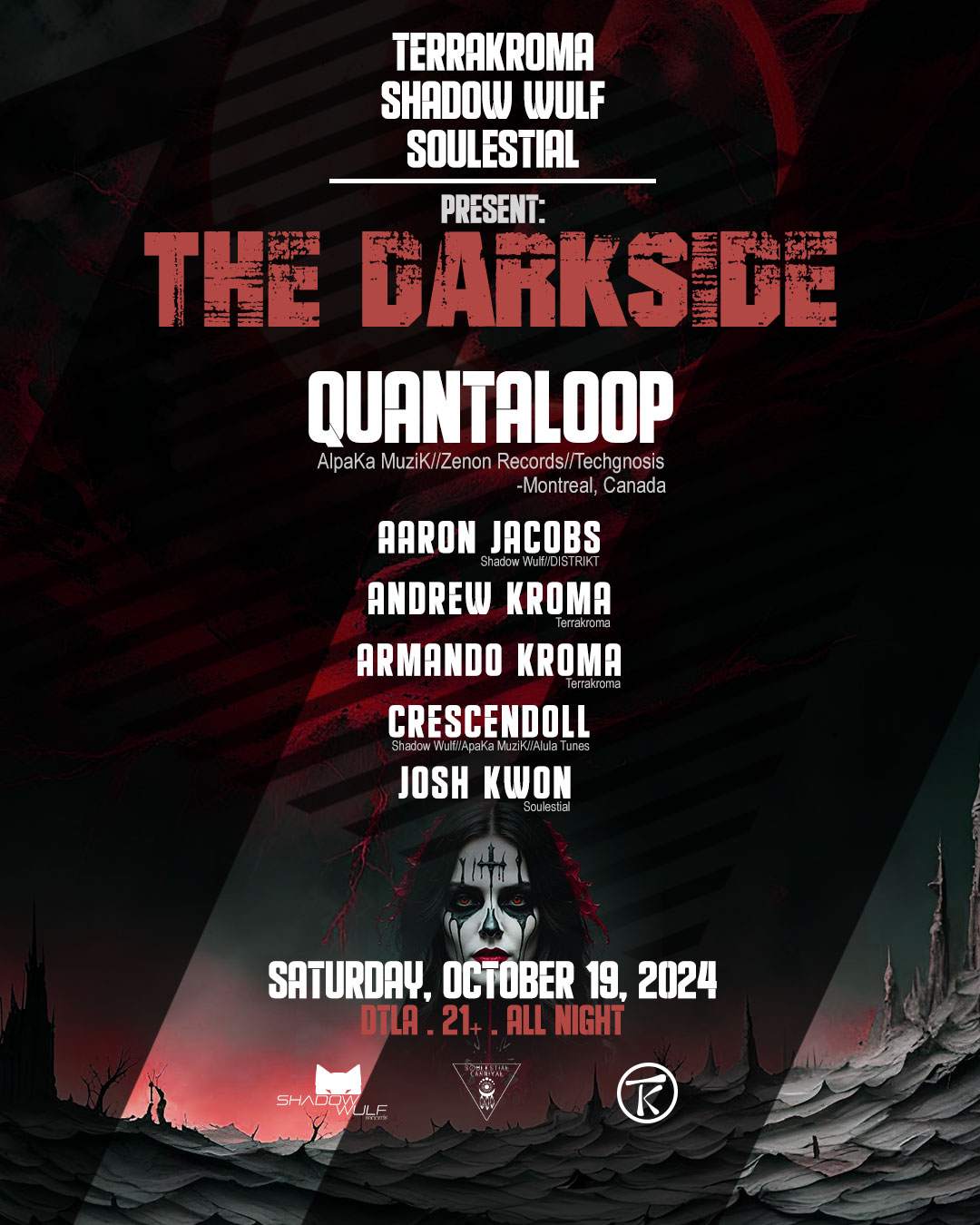 Shadow Wulf + Soulestial + Terrakroma present: The Darkside IV at TBA ...