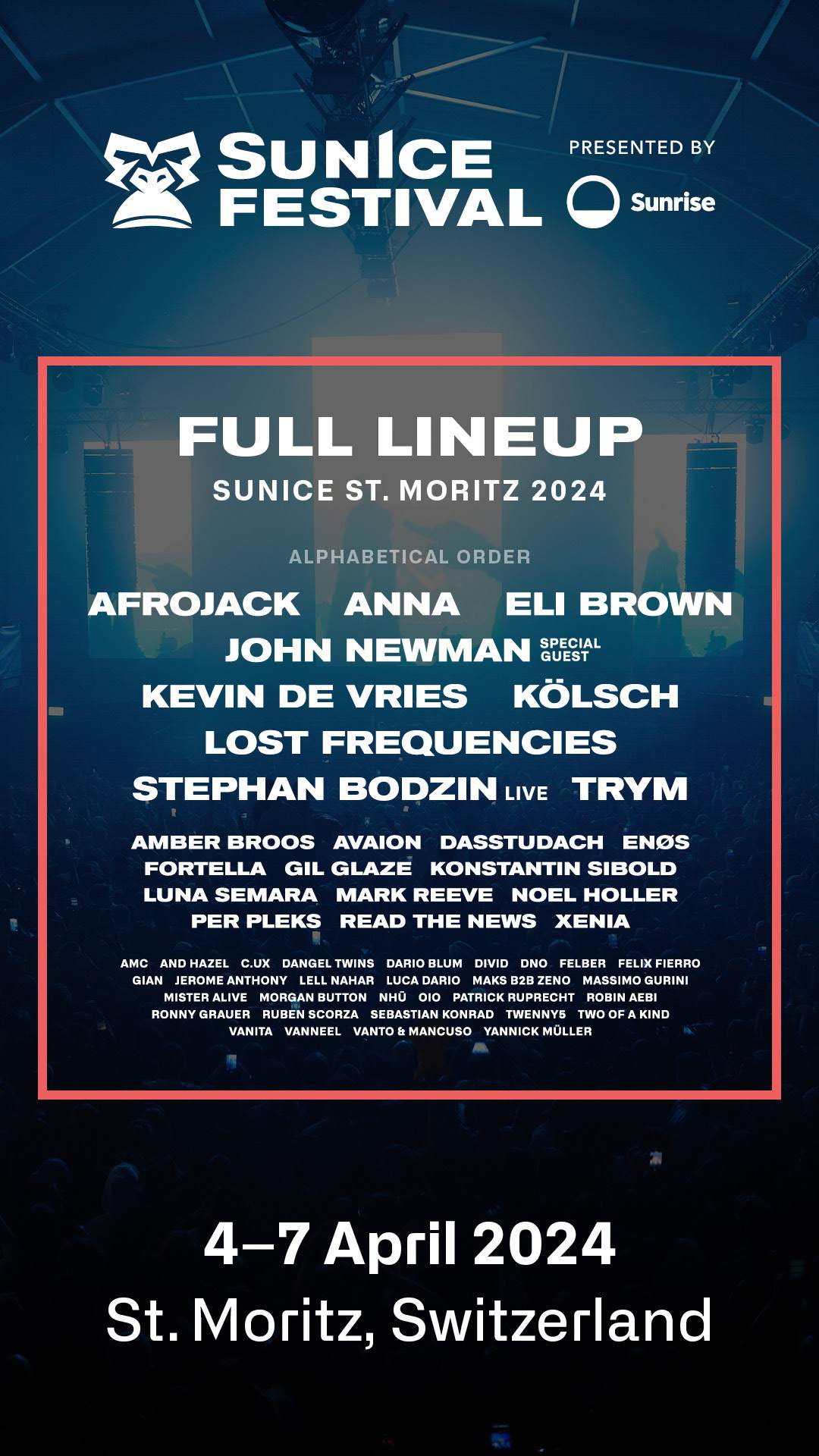 SunIce Festival bei TBA - Zielgelände Salastrains, Zurich