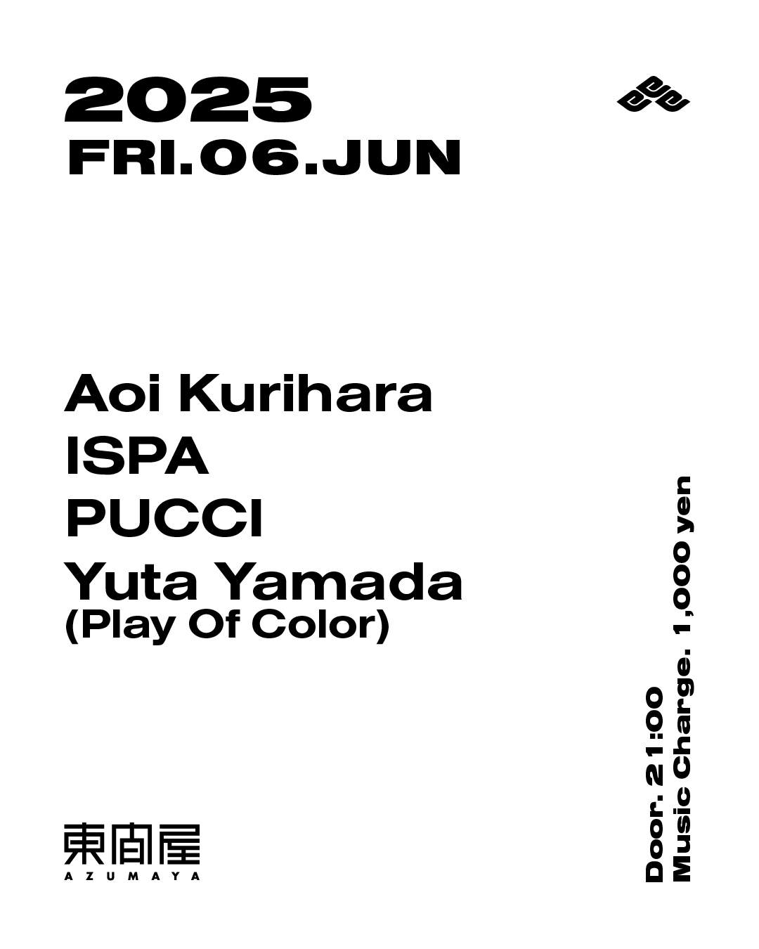Aoi Kurihara / ISPA / PUCCI / Yuta Yamada at Azumaya, Tokyo
