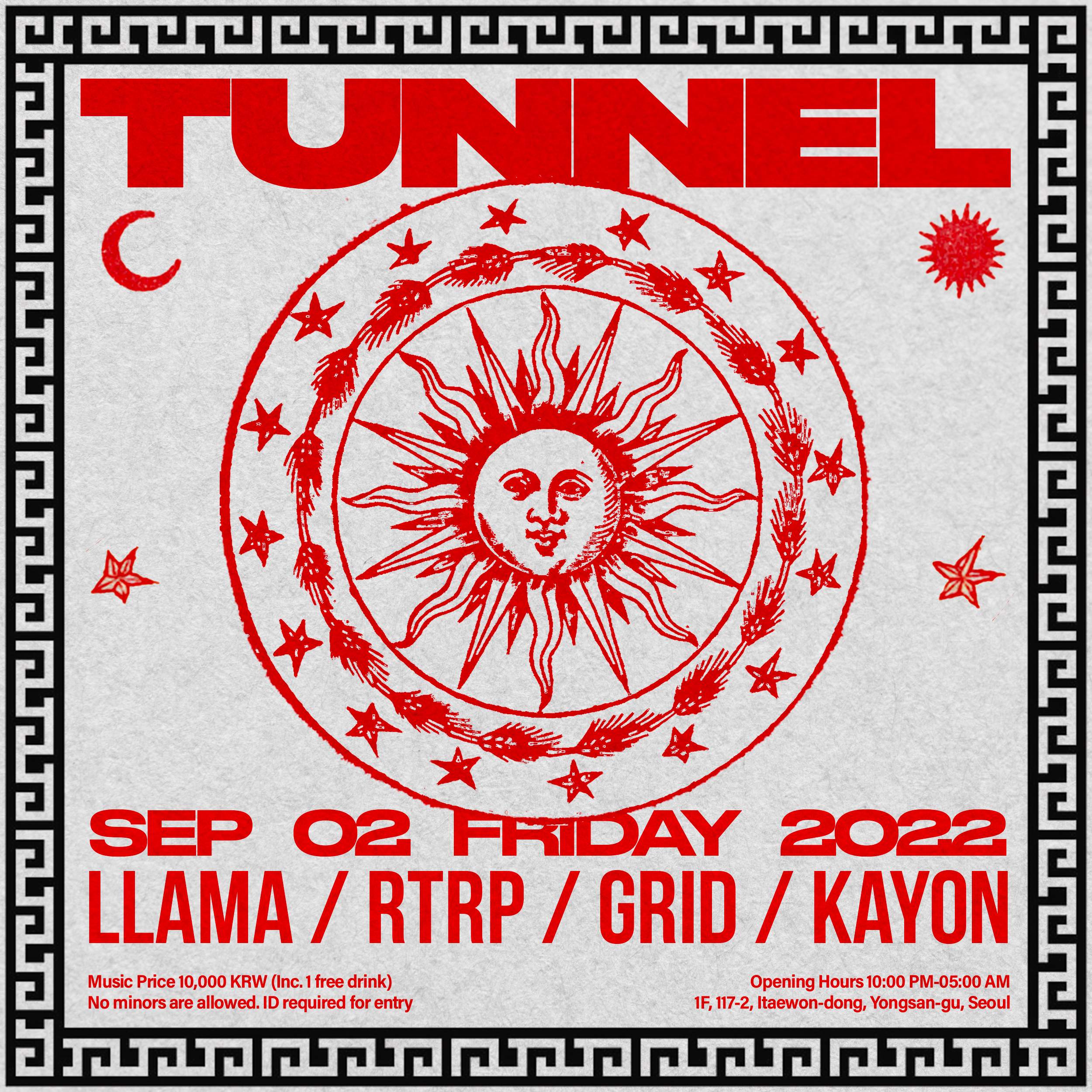 Llama & RTRP & Grid & KAYON at Tunnel, Seoul