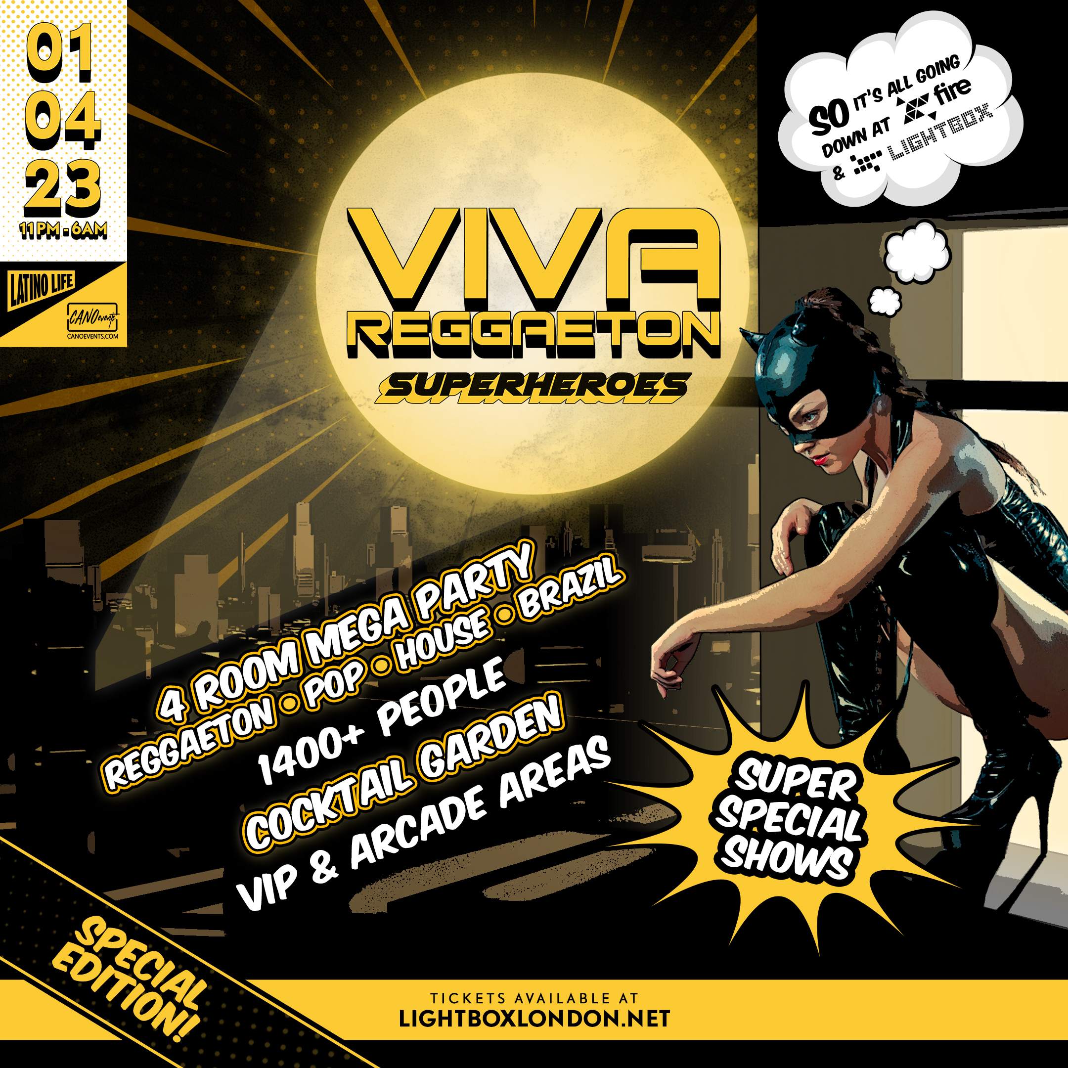 VIVA Reggaeton - Superheroes Special at Lightbox, London