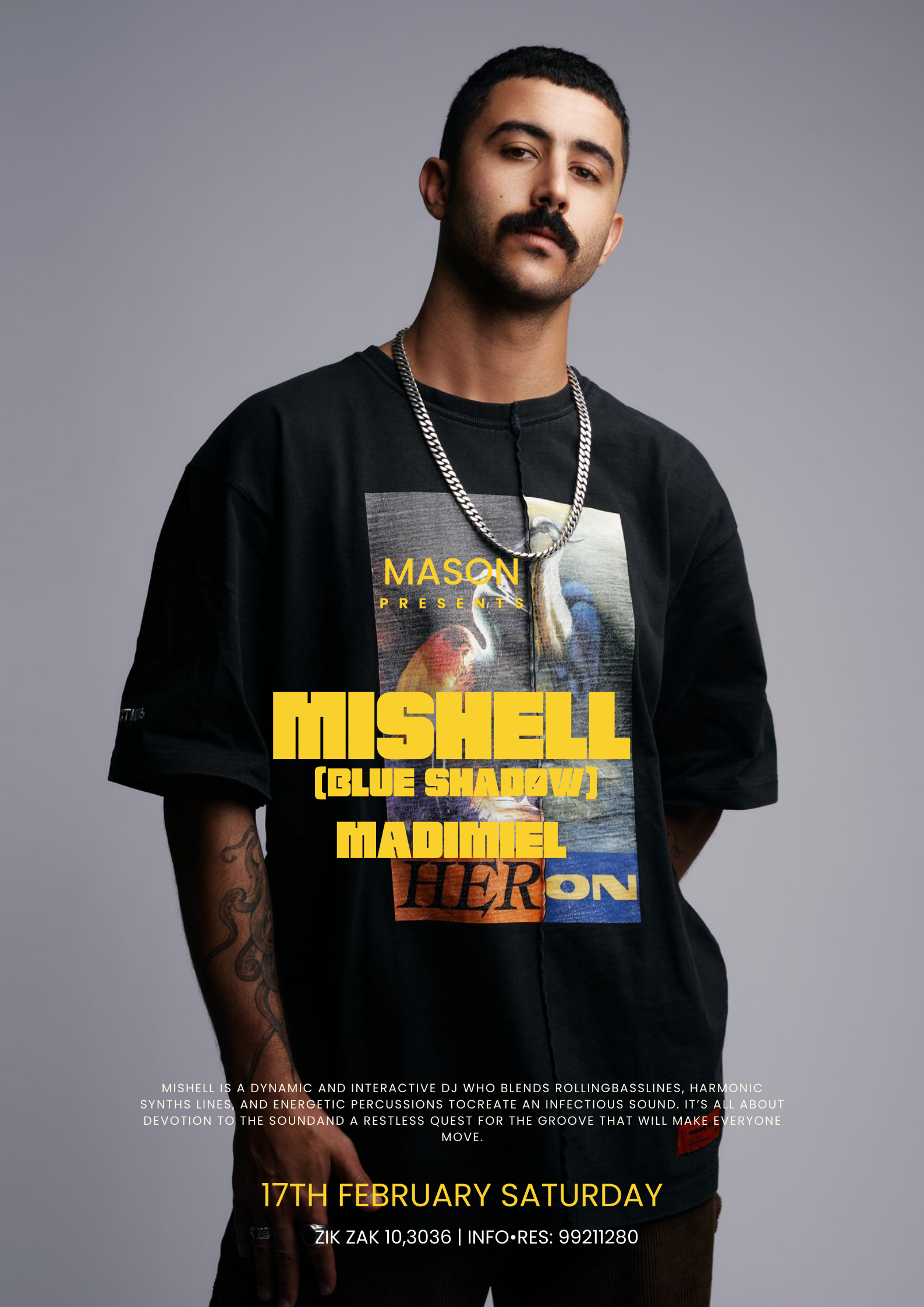 Mishell (Blue Shadow) en Mason Bar, Chipre