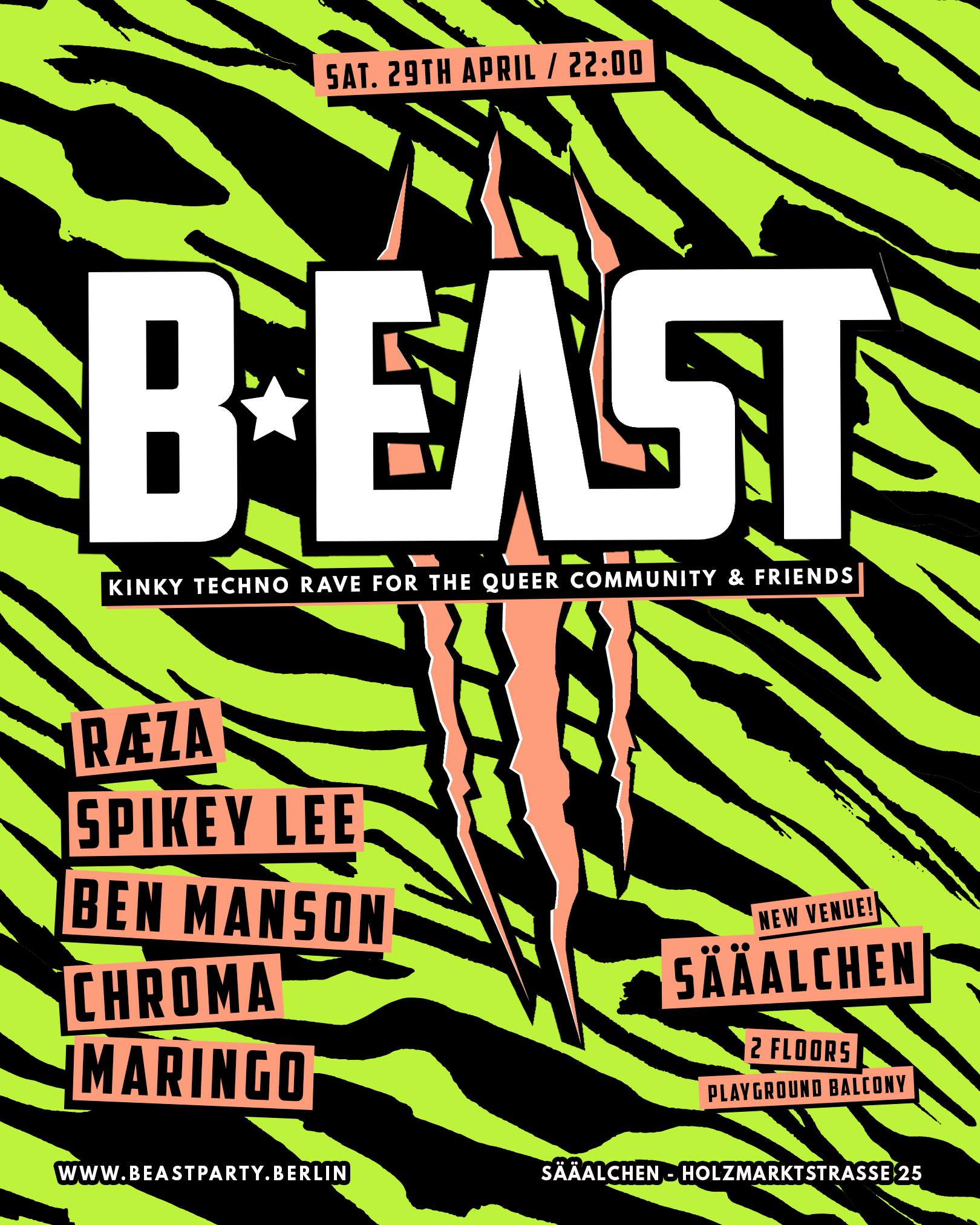 B:EAST BERLIN / Kinky Techno Rave at Säälchen, Berlin