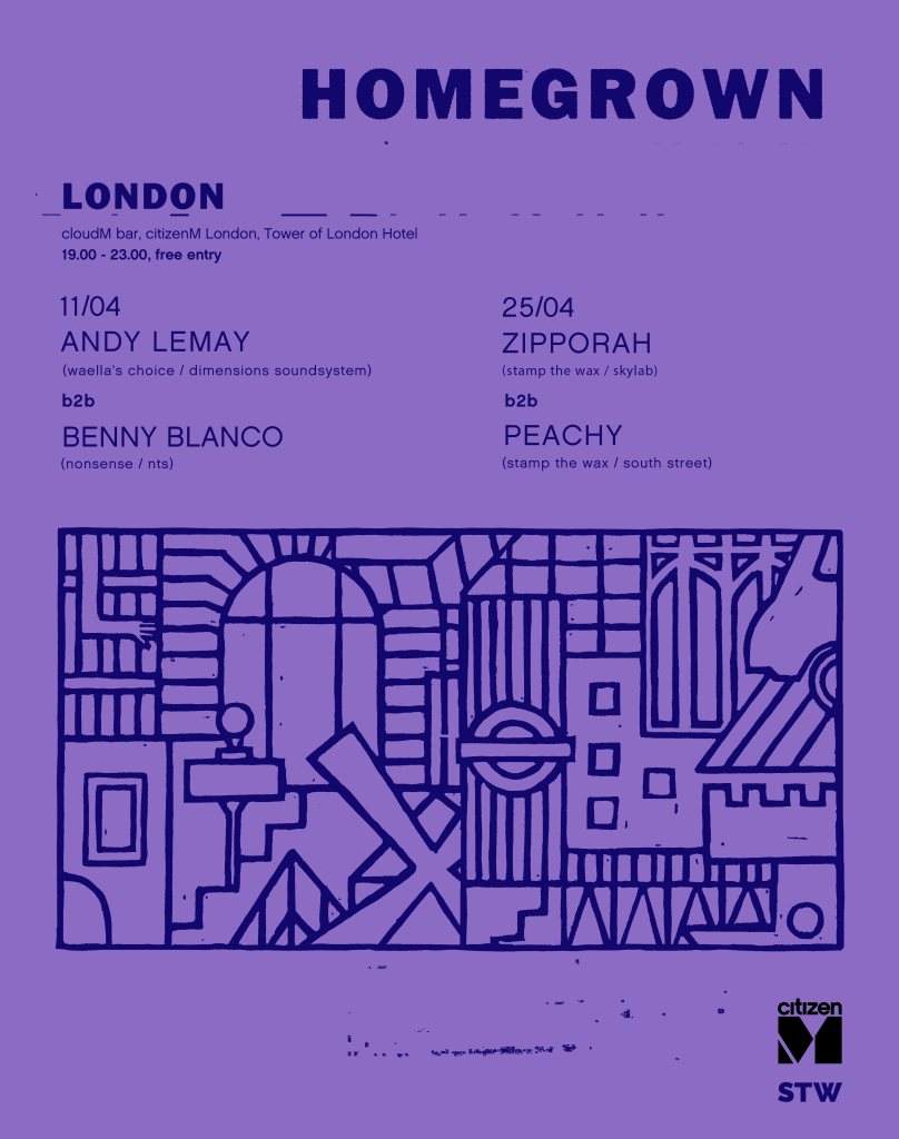Homegrown London: Andy Lemay b2b Benny Blanco at cloudM, London