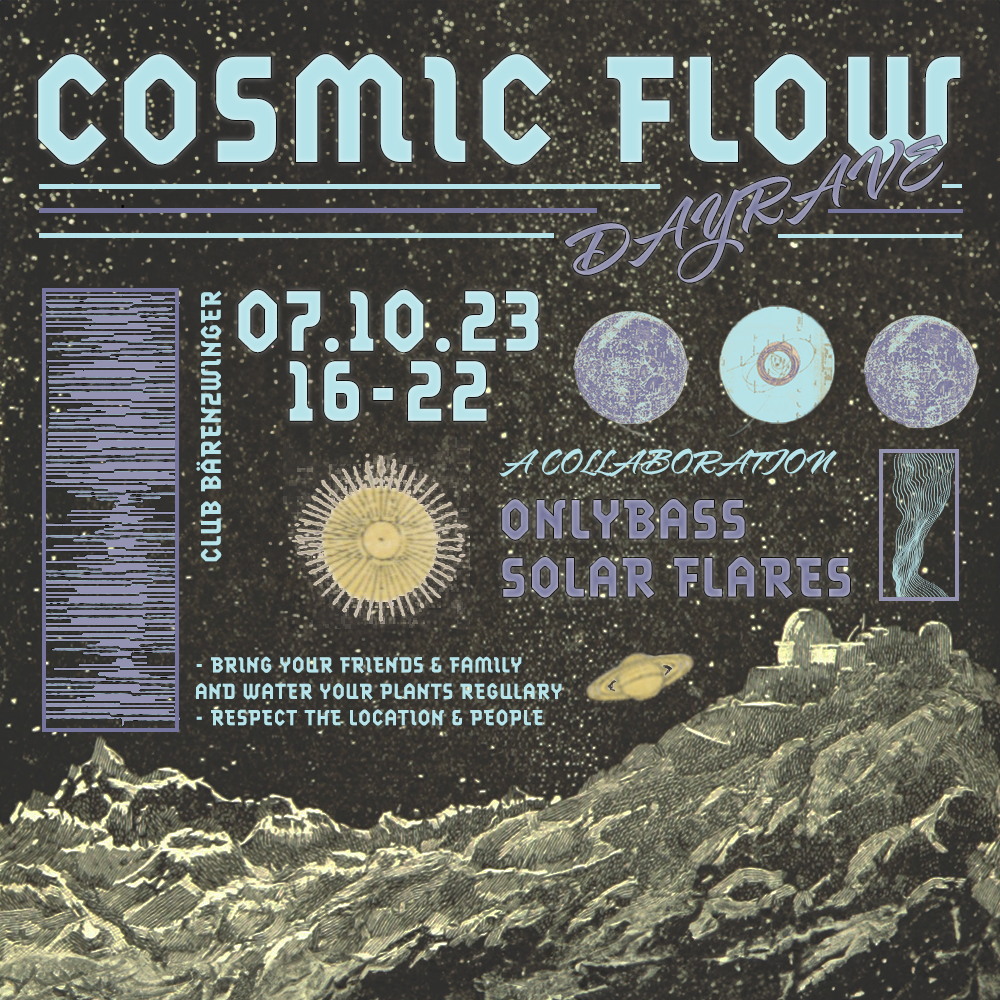 Cosmic Flow Dayrave a Bärenzwinger, Dresda