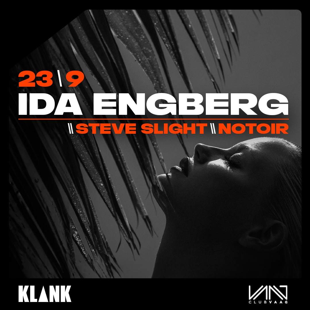 Klank presents Ida Engberg at Club Vaag, Antwerp
