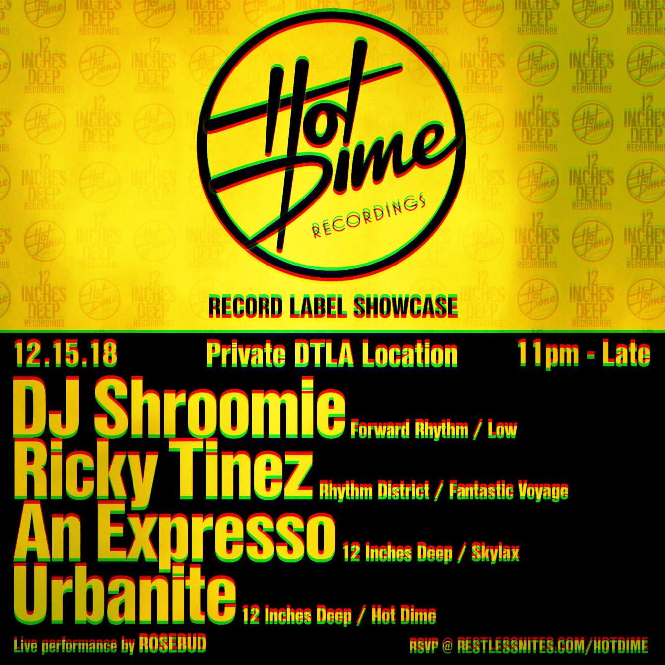 Hot Dime Recordings Label Showcase a TBA - Los Angeles, Los Angeles