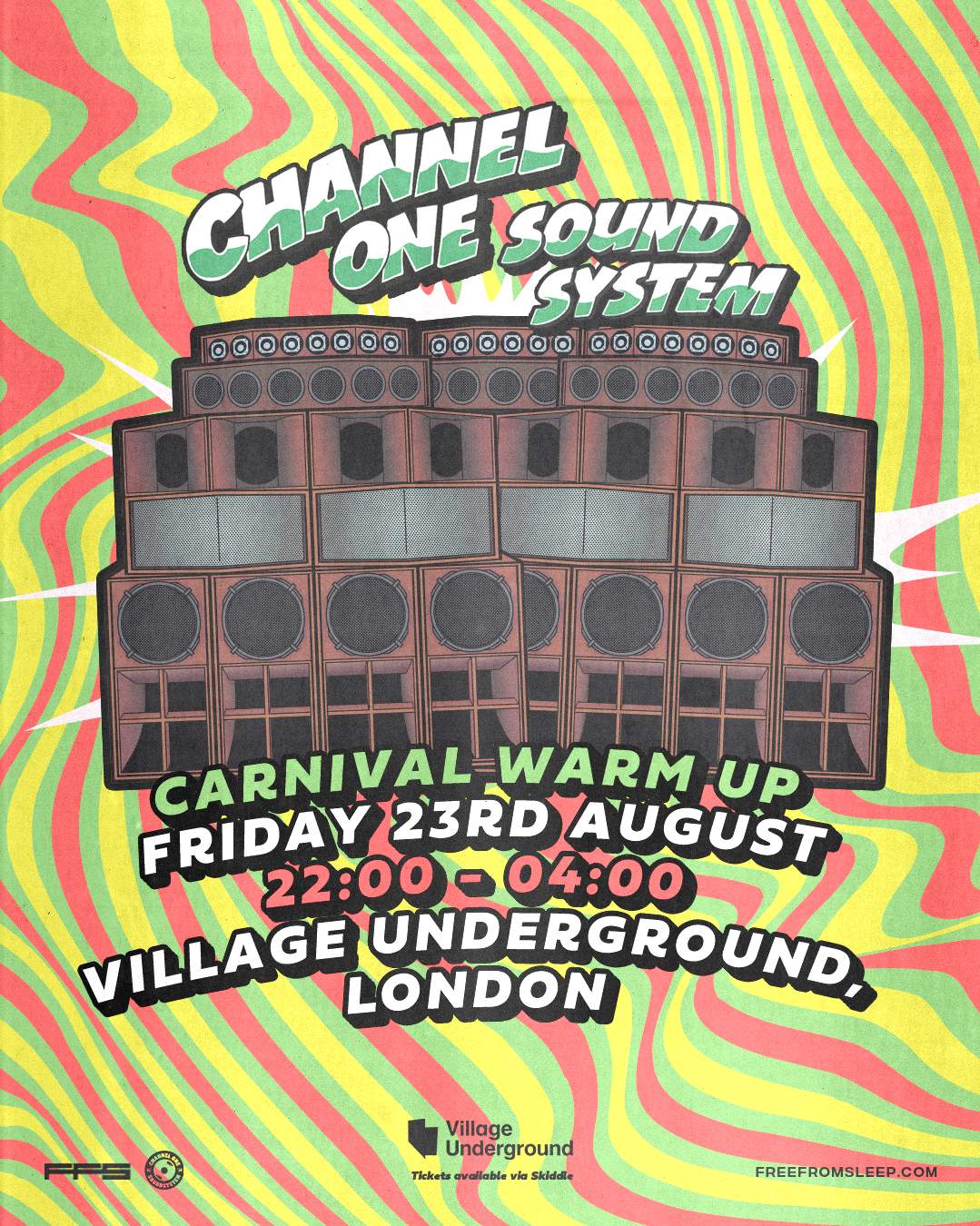 Channel One Sound System - Carnival Warm Up at Village Underground, London