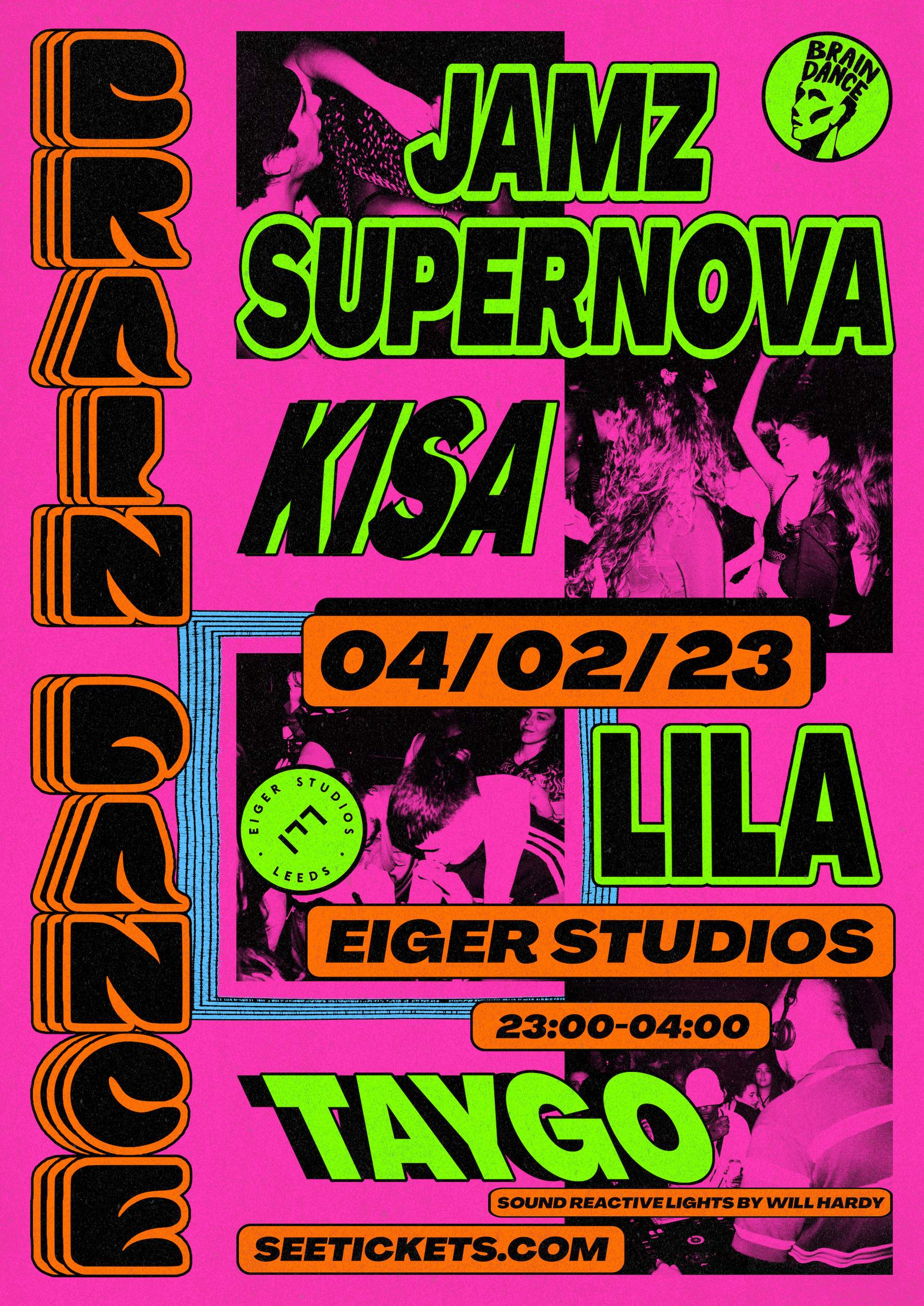 Braindance with Jamz Supernova at Eiger Studios, Leeds