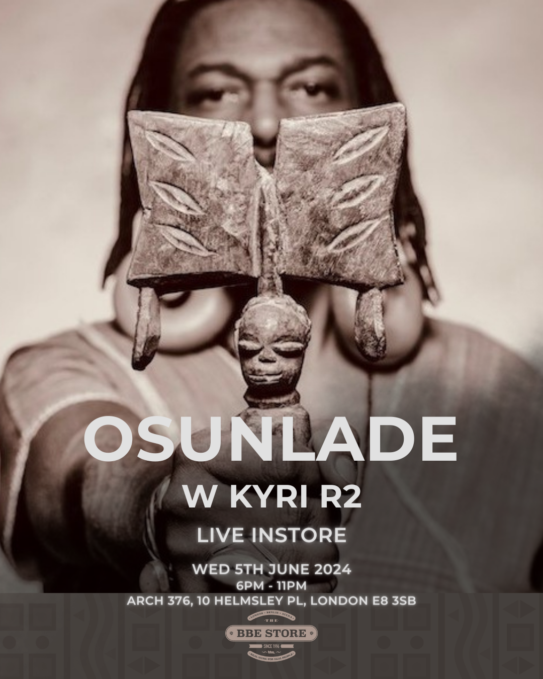 Osunlade at The BBE Store, London