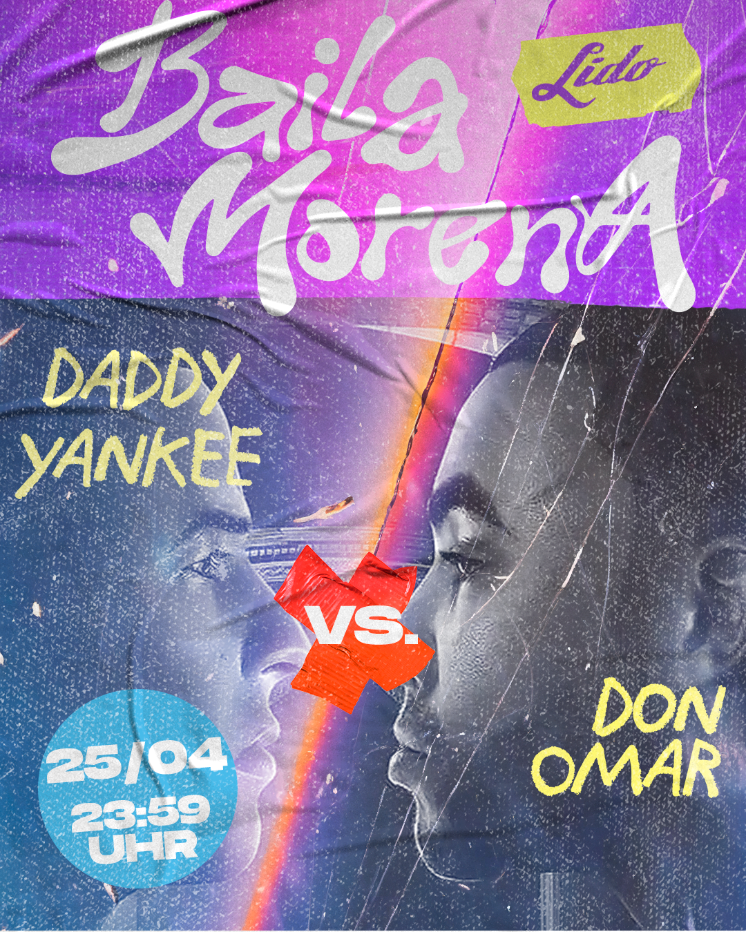 Baila Morena - Raggaetón Party - Don Omar vs Daddy Yankee at Lido ...