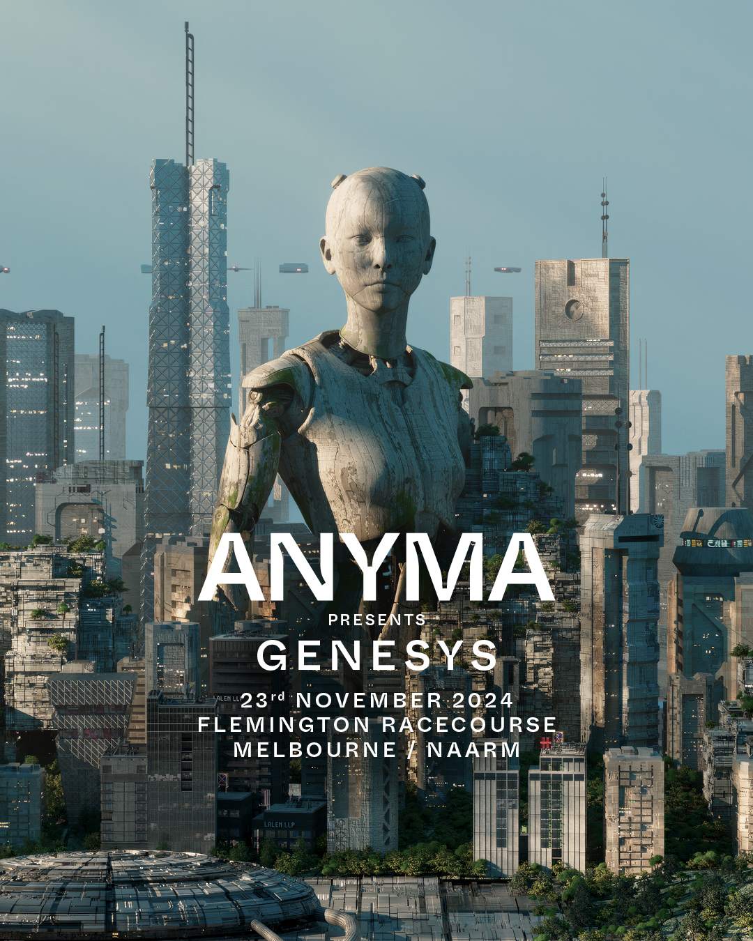 Anyma presents GENESYS - Melbourne 2024 at Flemington Racecourse, Melbourne