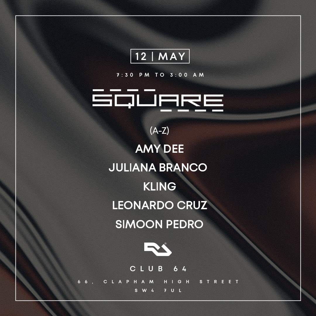 Square Music at TBA - Sixty Four Cocktail Bar - 66 Clapham high Street ...