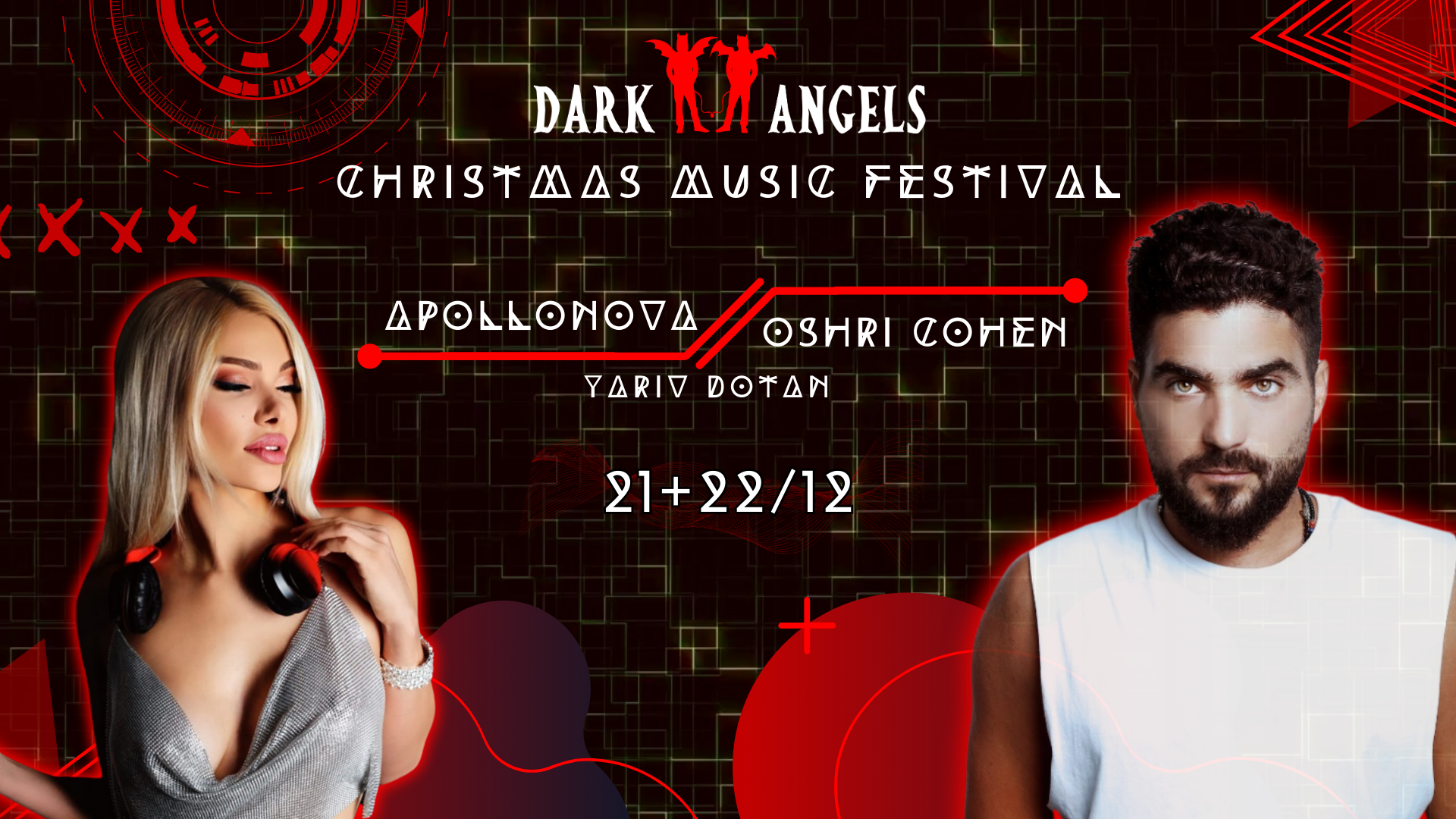 dark angels - Oshri Cohen + Apollonova 21+22/12 (bdsm party) at TBA ...