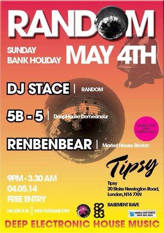 Random Bank Holiday Sunday Special en Tipsy, London