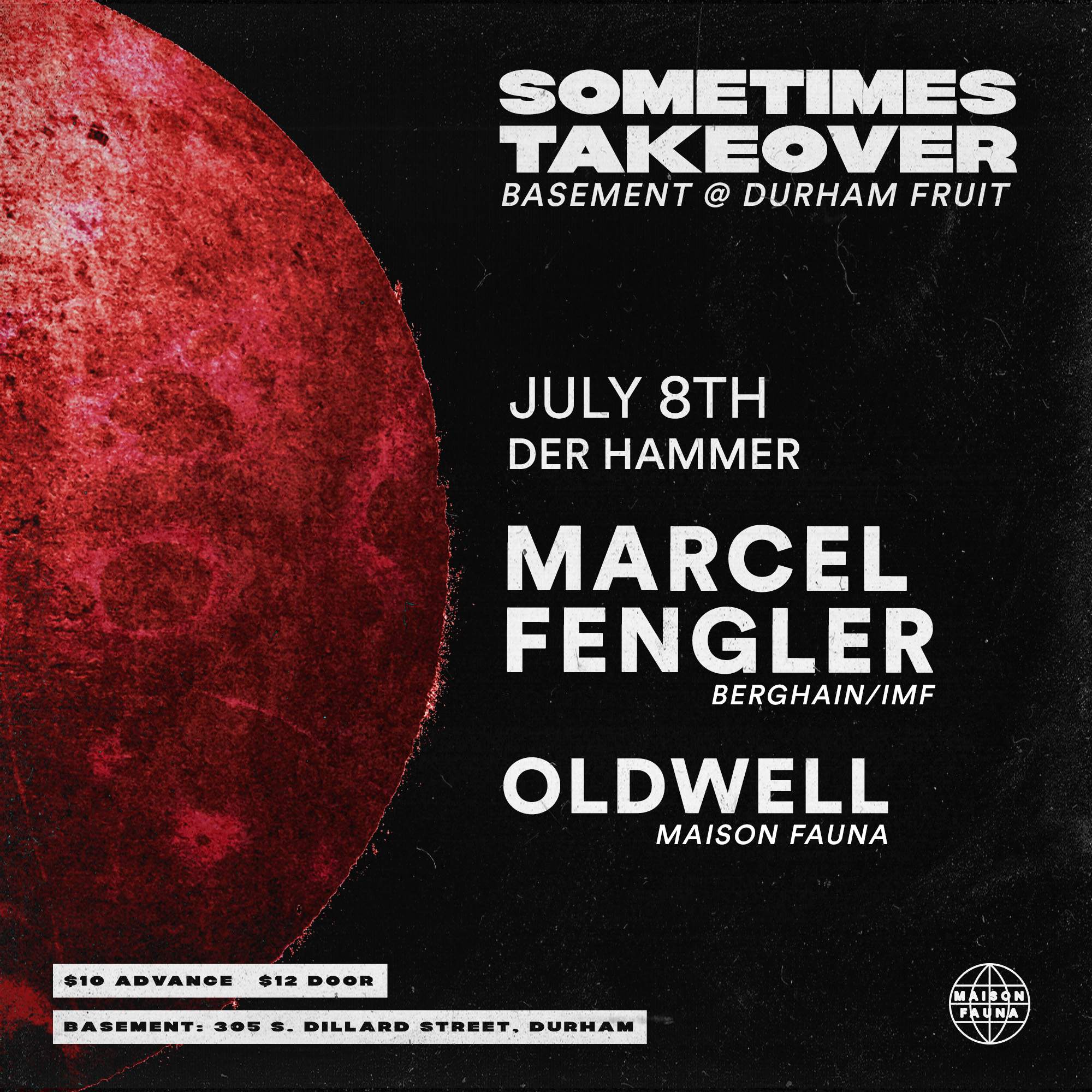 Der Hammer feat. Marcel Fengler and Oldwell at The Fruit, North Carolina