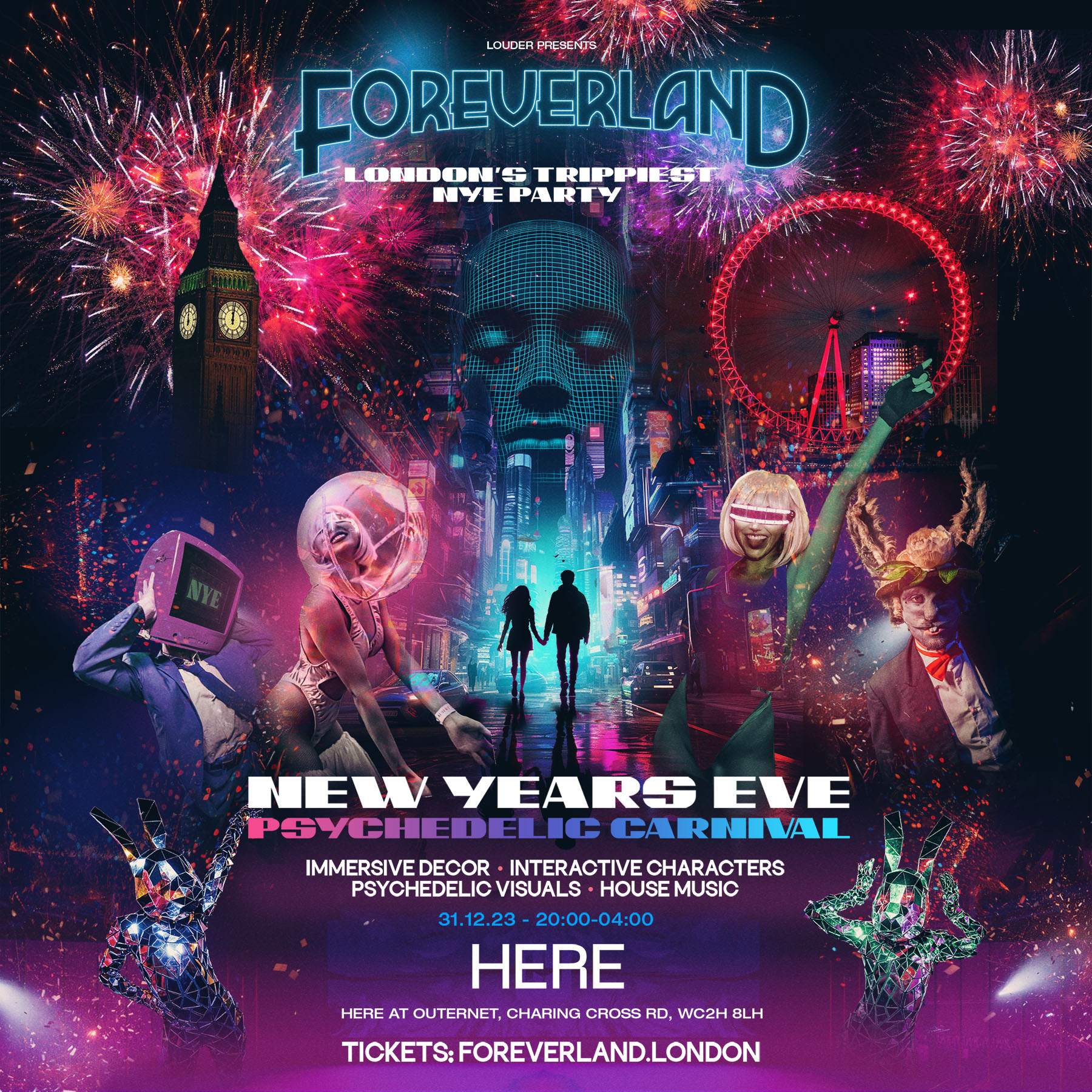 Foreverland London - NYE at HERE, London