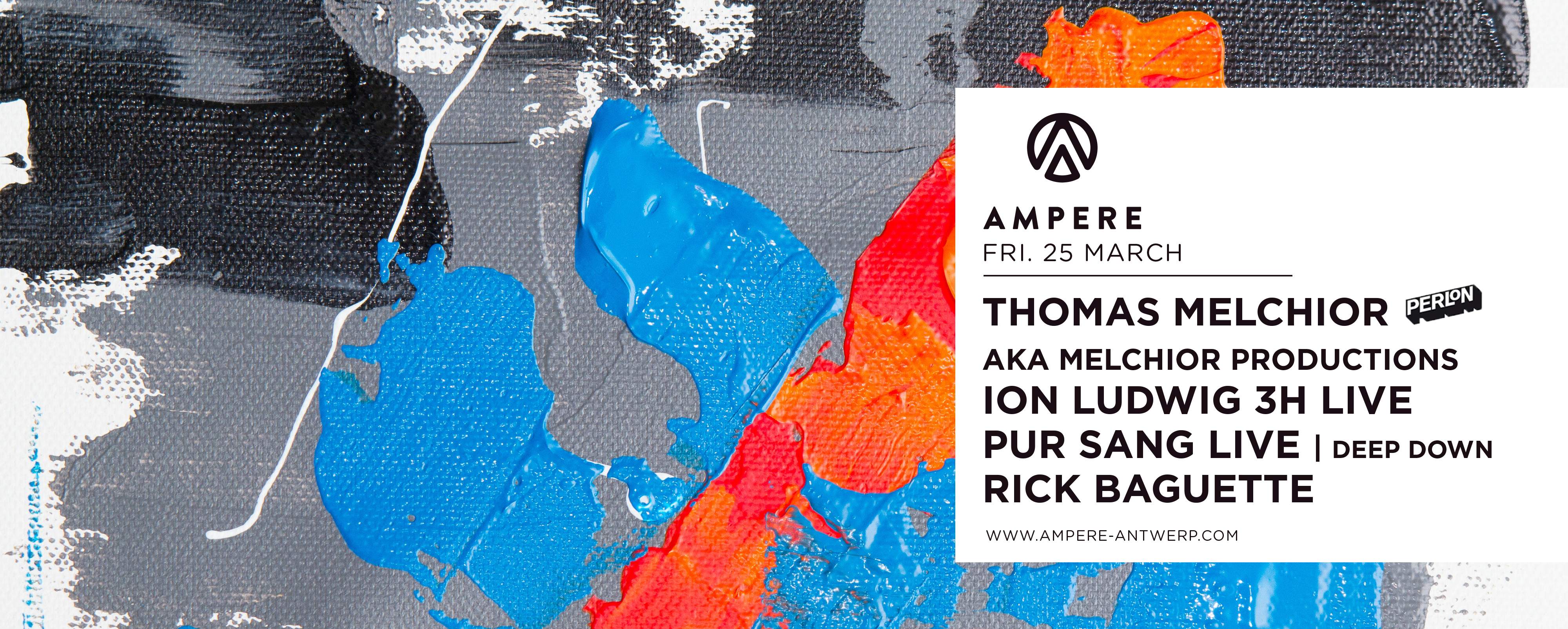 Ampere x Deep Down: Thomas Melchior & Ion Ludwig (live) at Ampere, Antwerp