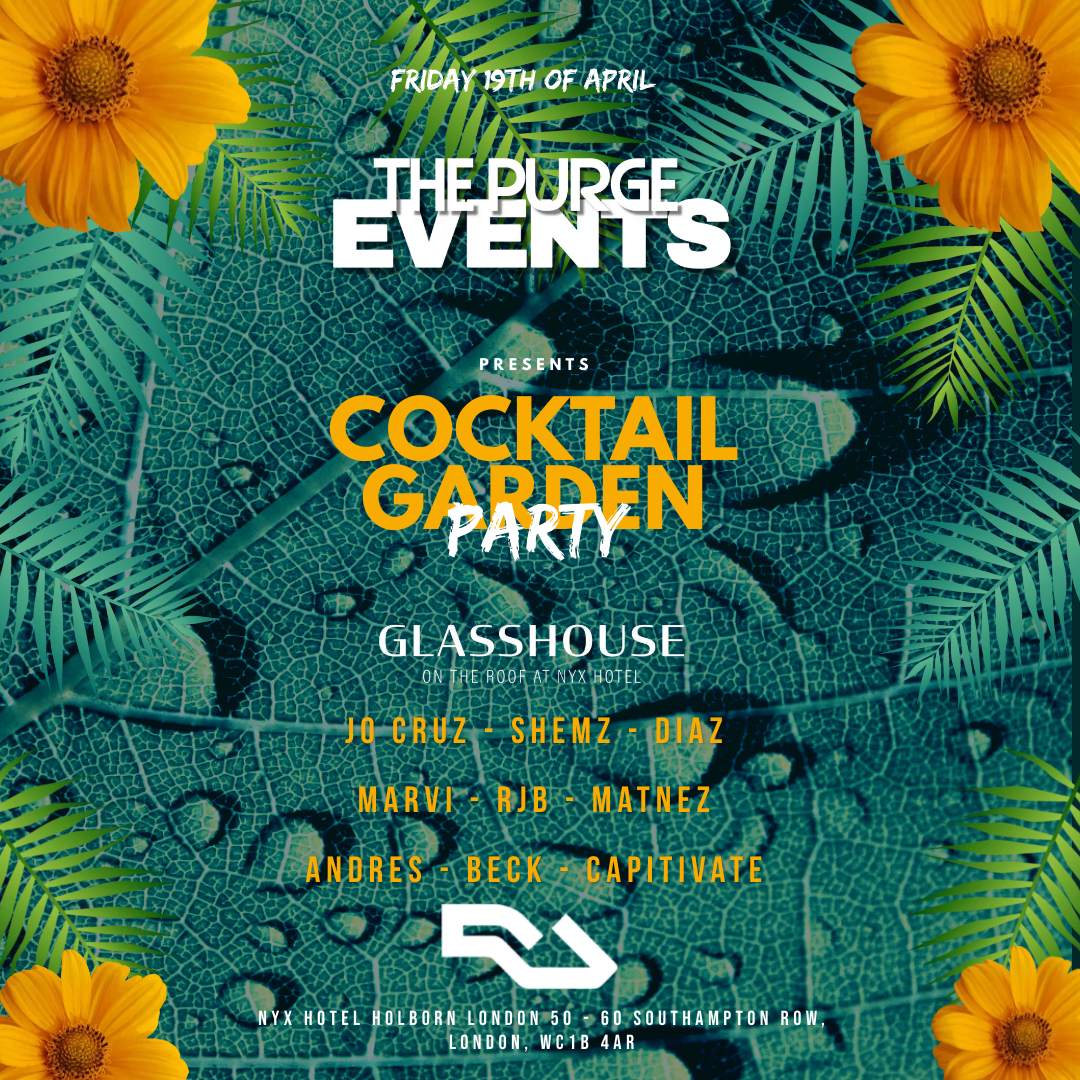 The Purge Events - Cocktail Garden Rooftop Party at TBA - NYX Hotel ...