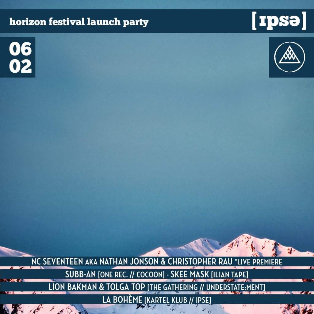 Horizon Festival Launch Party: Berlin em [ipsə], Berlim