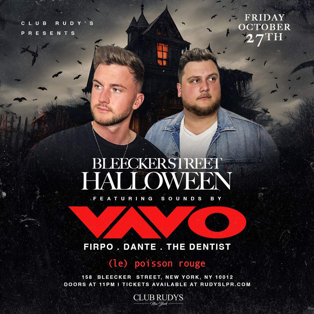 Club Rudy's presents: VAVO Halloween at Le Poisson Rouge, New York City