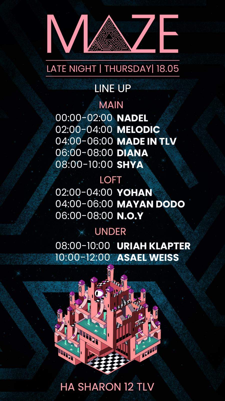 Maze Thursday at Maze, Tel Aviv