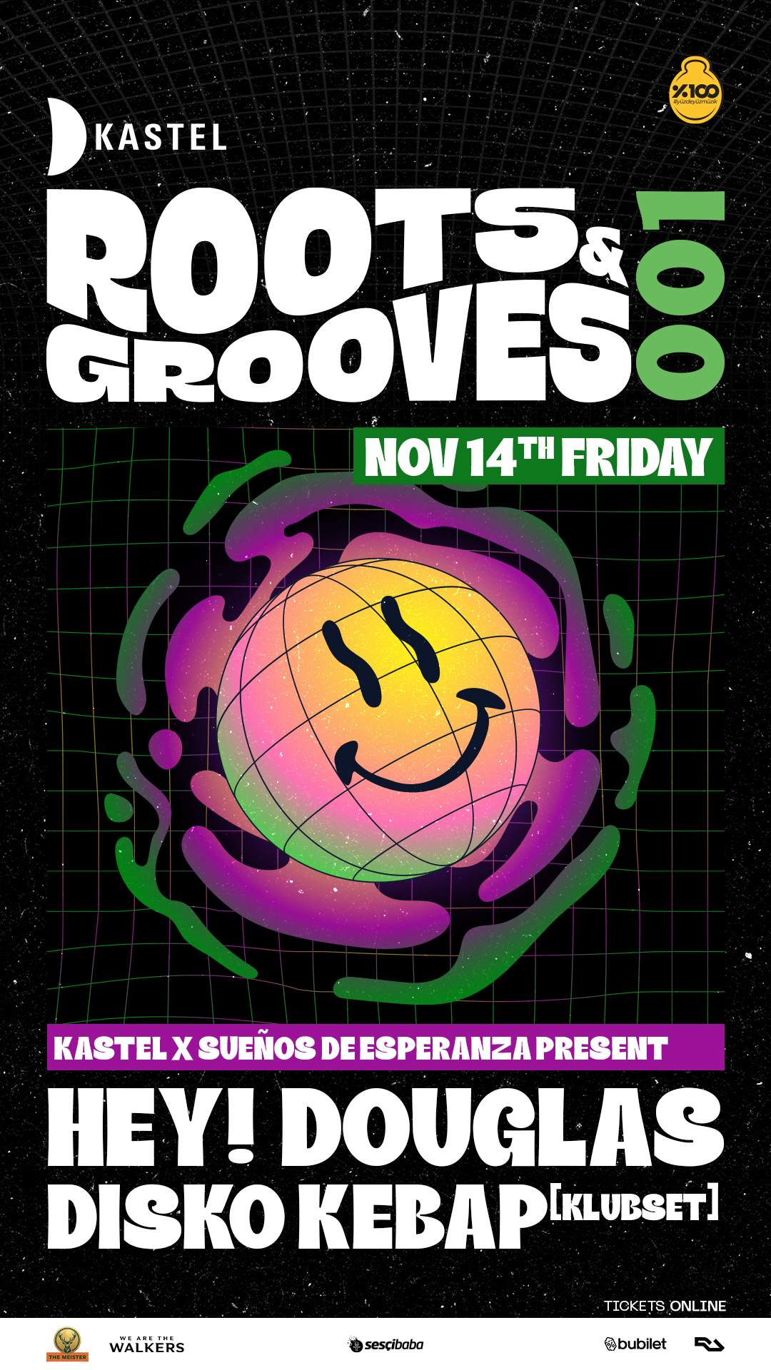 Kastel ROOTS & GROOVES 001: HEY! DOUGLAS + DISKO KEBAP [LIVE] bei Kastel, Istanbul · Tickets