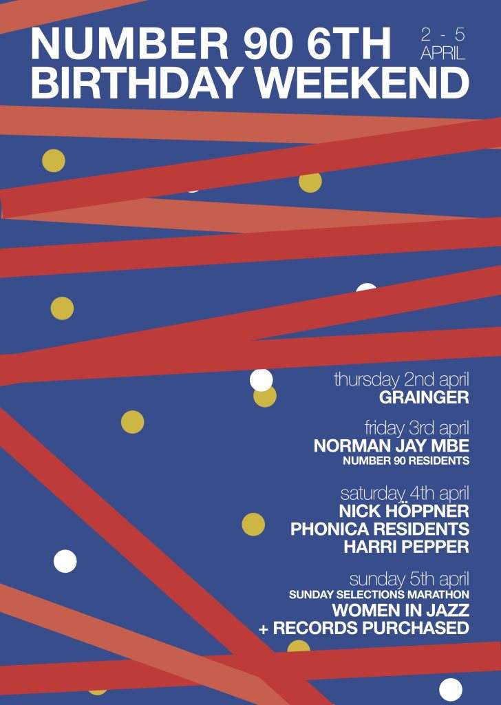 Number 90 6th Birthday Weekend - Women in Jazz bei NUMBER 90 LONDON, London
