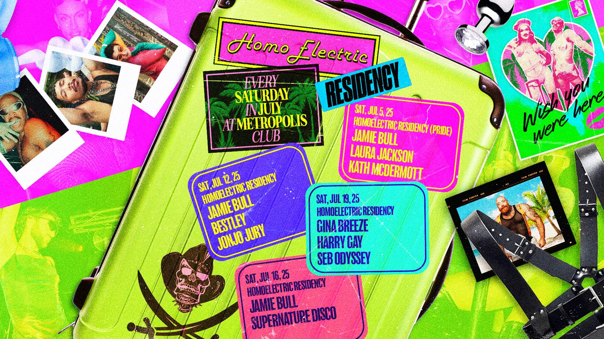 Homoelectric Residency: Week 2 with Jamie Bull, Bestley, Jonjo Jury ...