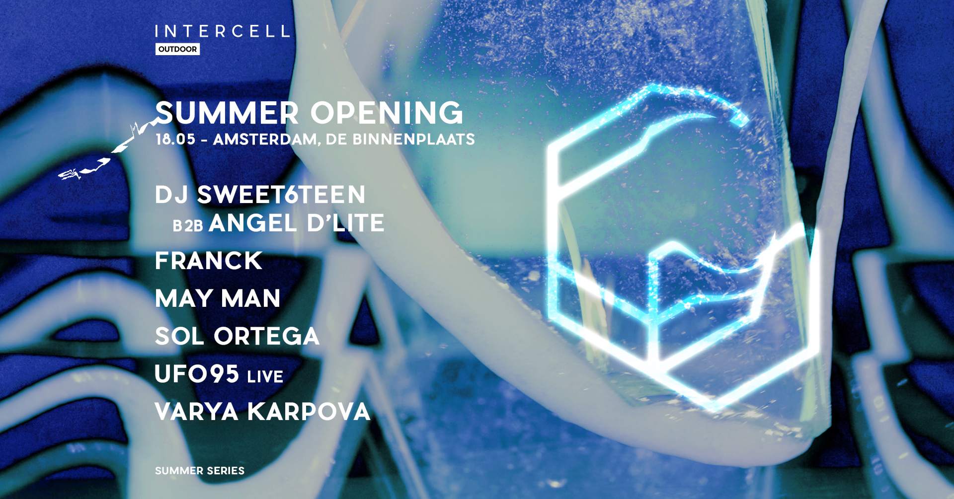 Intercell Outdoor: Summer Opening at De Binnenplaats, Amsterdam