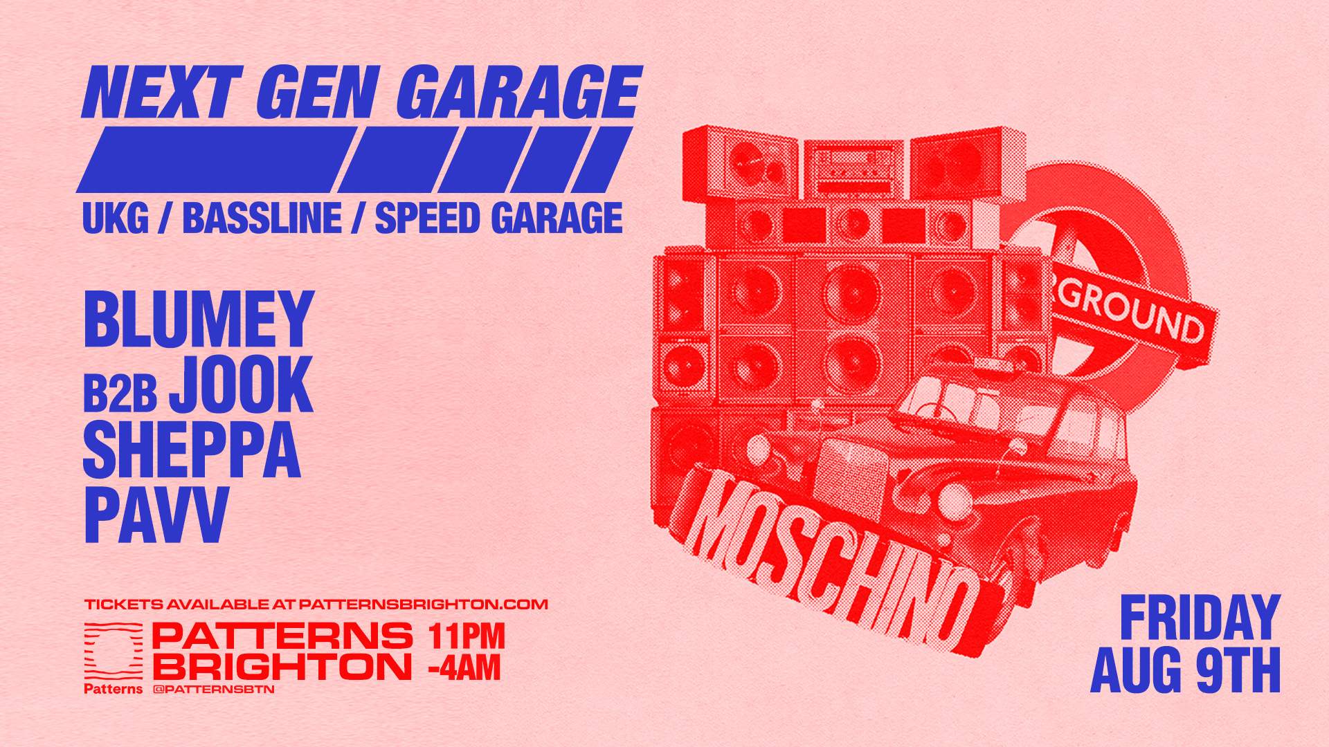 Next Gen Garage: UKG Party (Free Tickets) at Patterns, Brighton