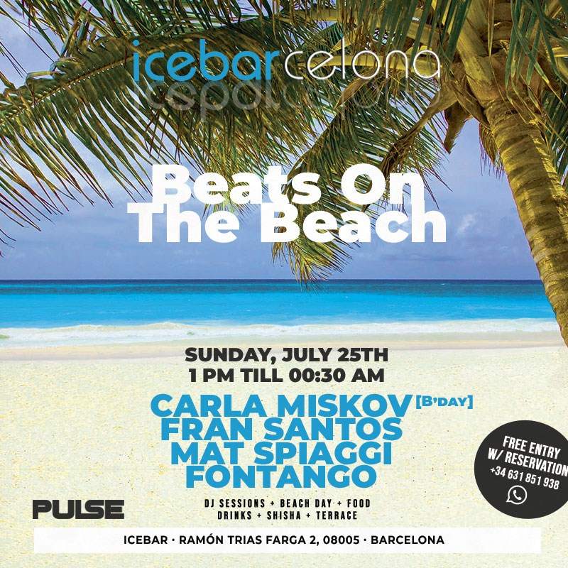 Beats ON The Beach [all day] bei Icebarcelona, Barcelona
