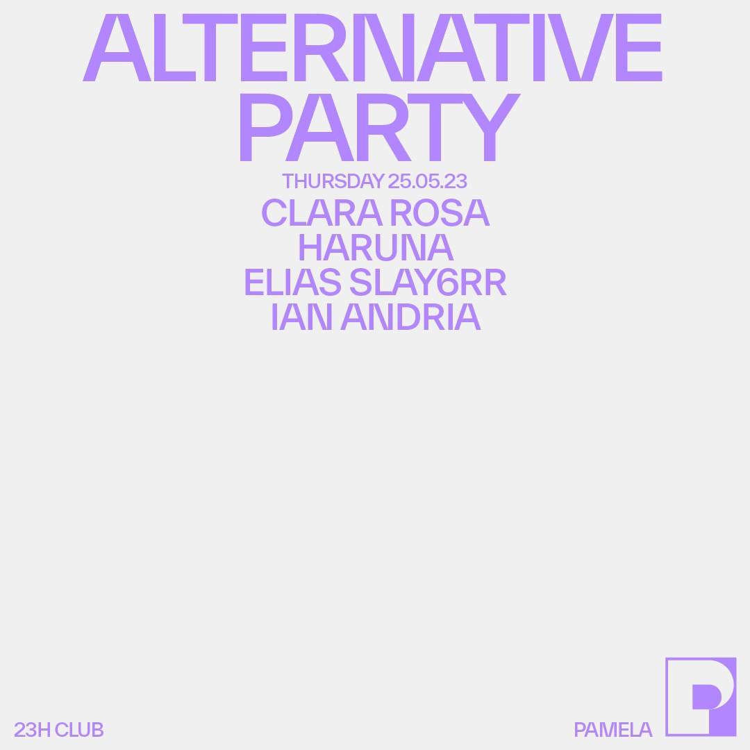 Alternative Party at Pamela Club, Paris