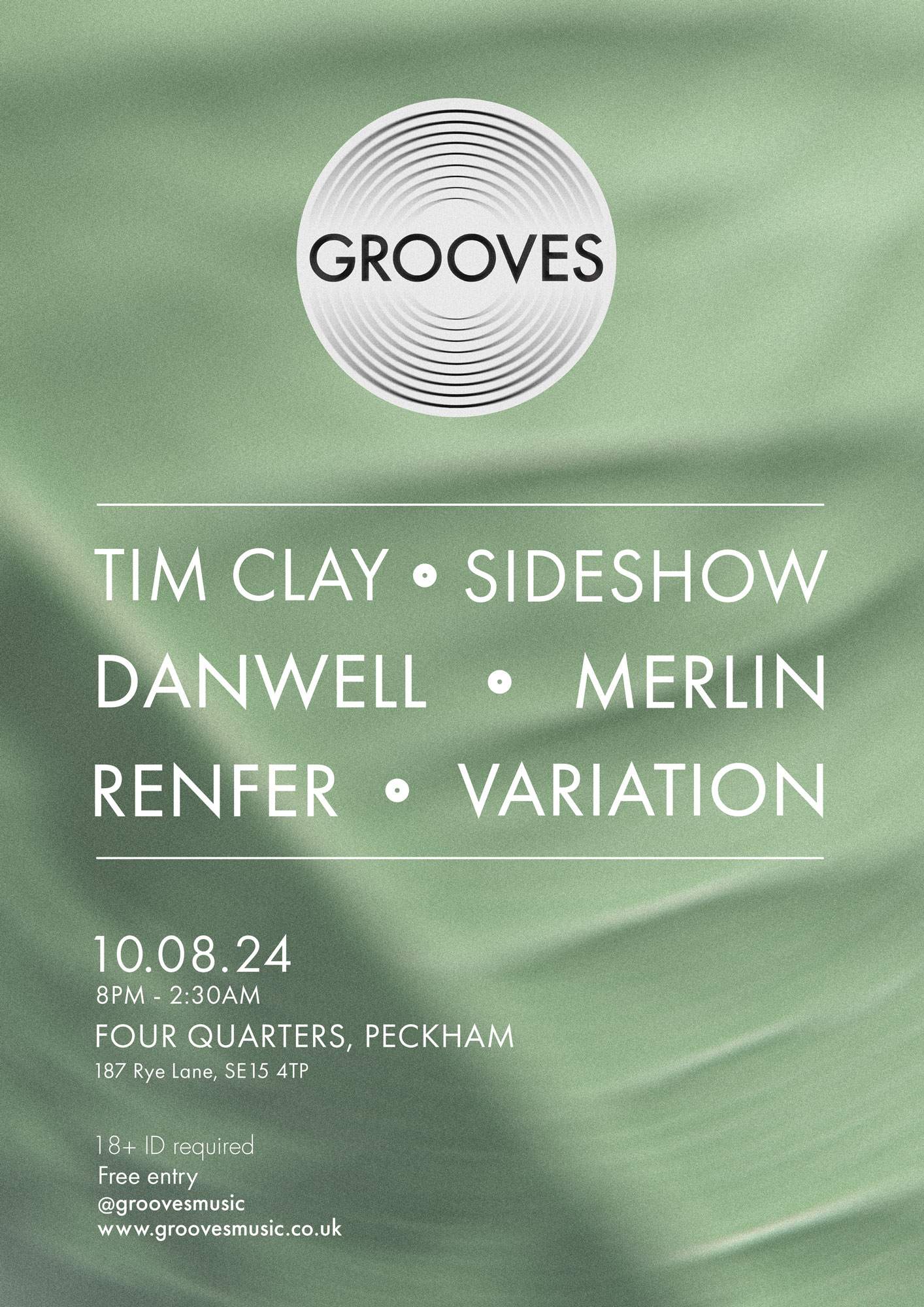 Grooves #10: B2B special ft. Tim Clay, Sideshow and residents at Four ...