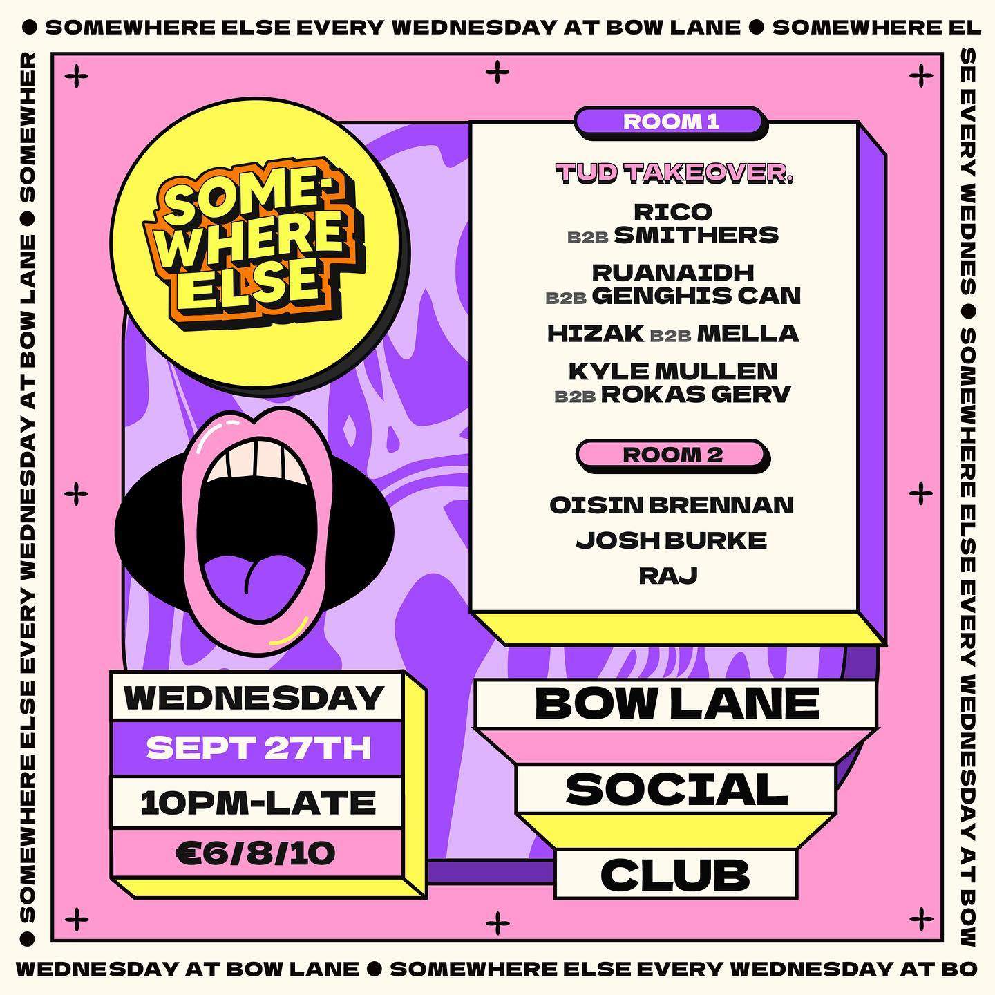Somewhere Else at Bow Lane Social, Dublin