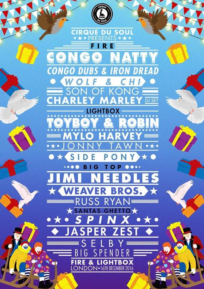 Cirque Du Soul: London // Christmas Special en Fire & Lightbox, London