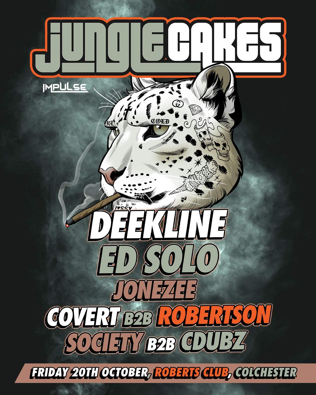 Jungle Cakes - Colchester - Roberts Club at Roberts Colchester, South ...